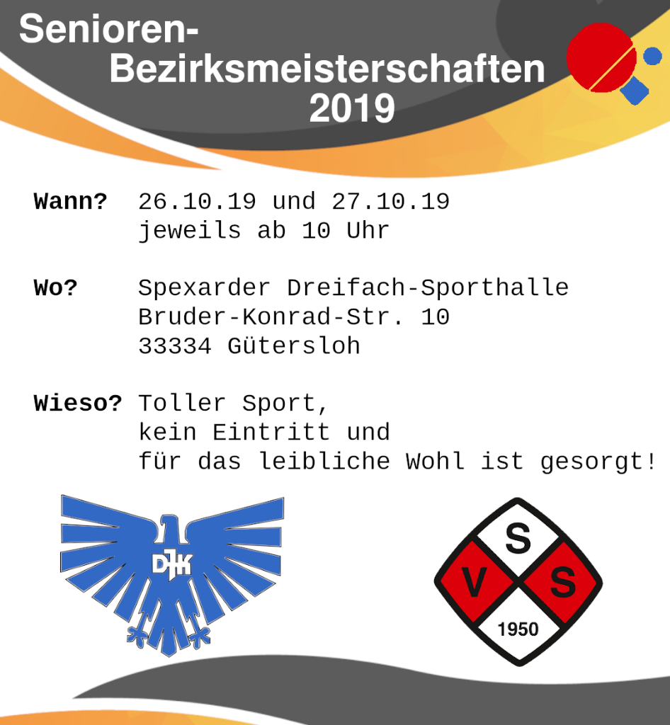 Senioren-Bezirksmeisterschaften am 26./27.10 in Spexard - WTTV - Westdeutscher Tischtennis ...